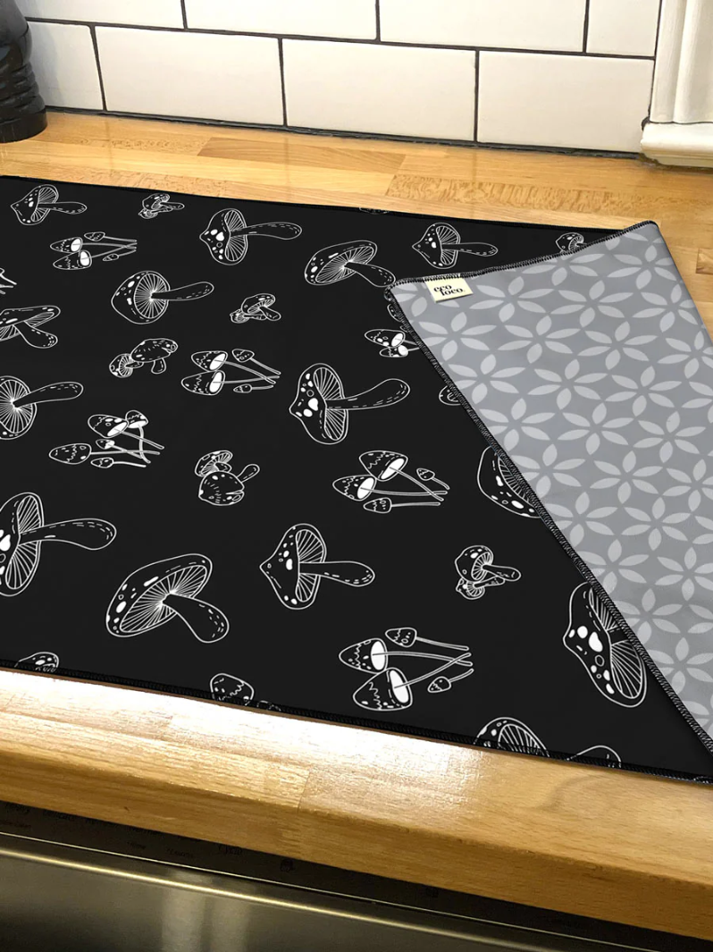 Mushroom-shaped microfiber dishcloth | Eco Loco | Local Space – Espace ...